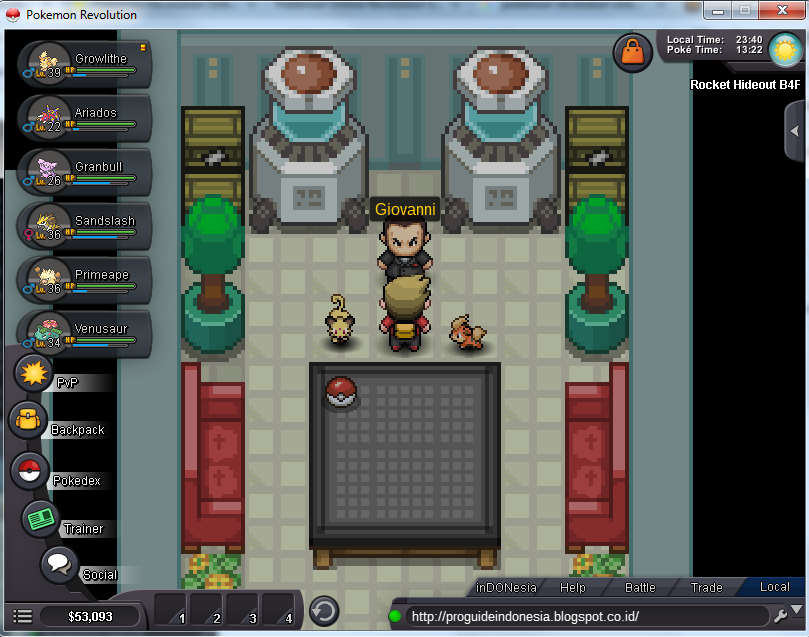 Pokemon Revolution Online Guide Indonesia: Team Rocket Hideout Serta ...