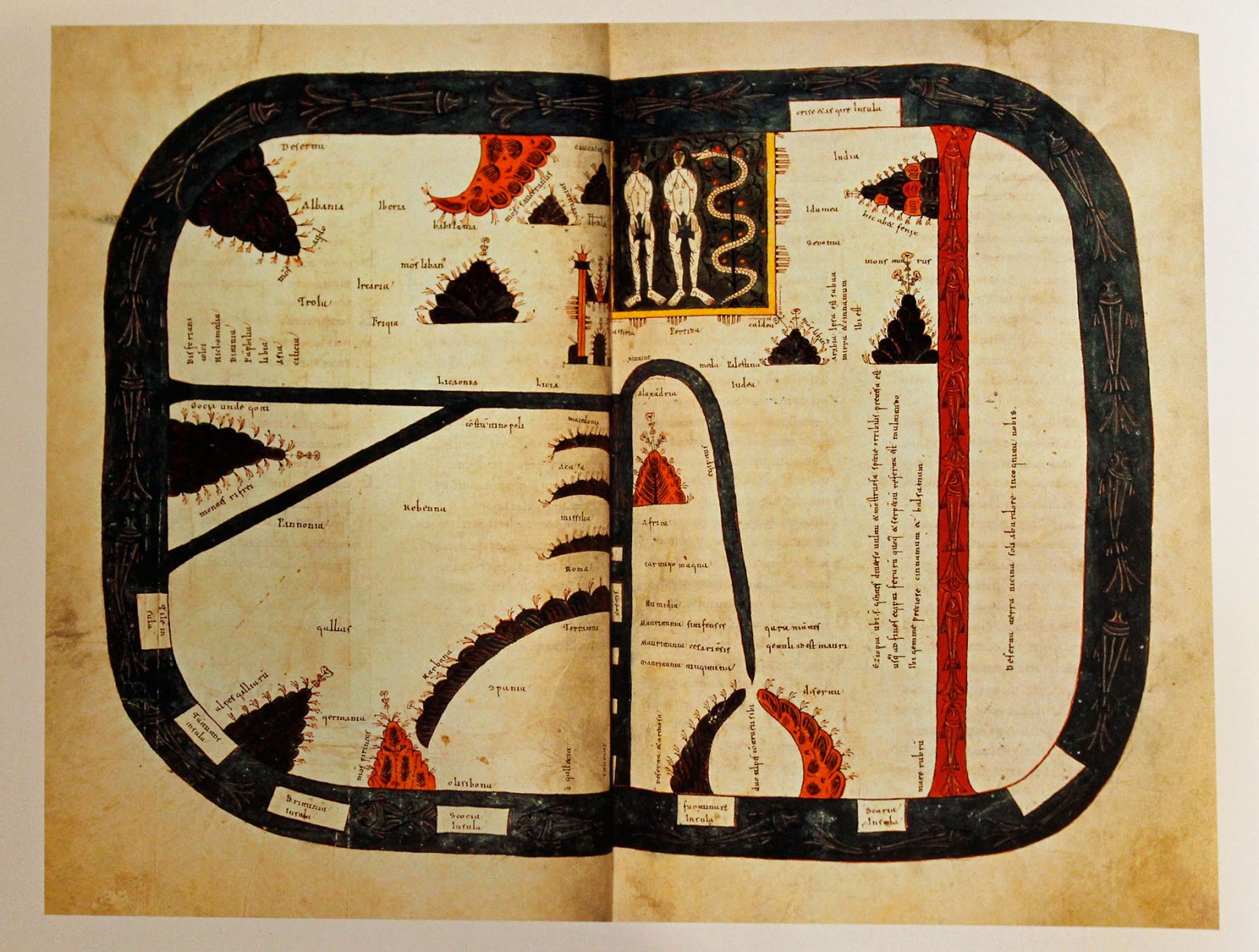 3D Materials and Concepts: Beatus Map, 1109