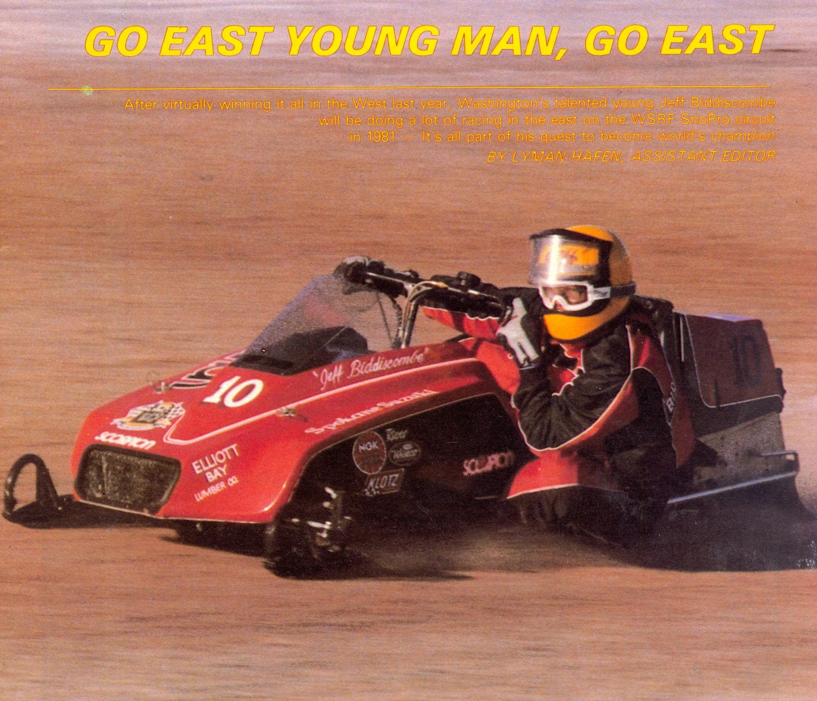 CLASSIC SNOWMOBILES OF THE PAST: 1981 SCORPION RACING SLED