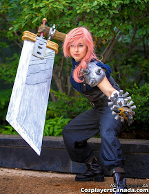 Cosplayers Canada: Lightning Farron, first class soldier version from ...