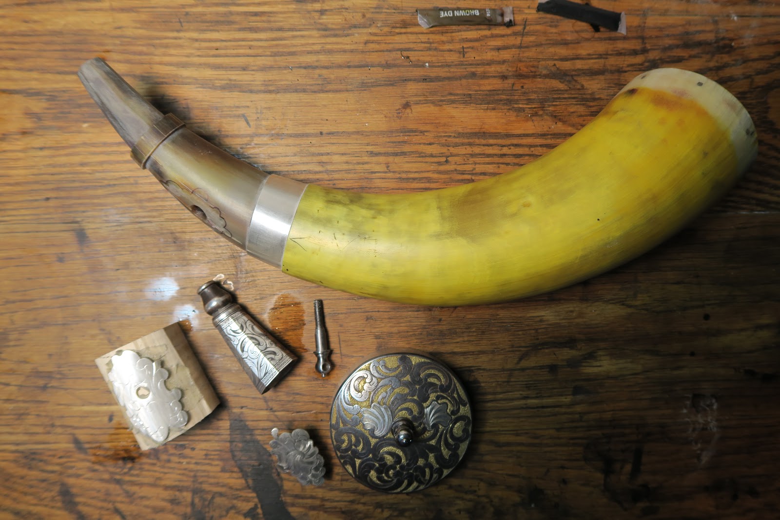 Judson Brennan: Alaskan Longrifle Artisan: A stunning powder horn: Work ...