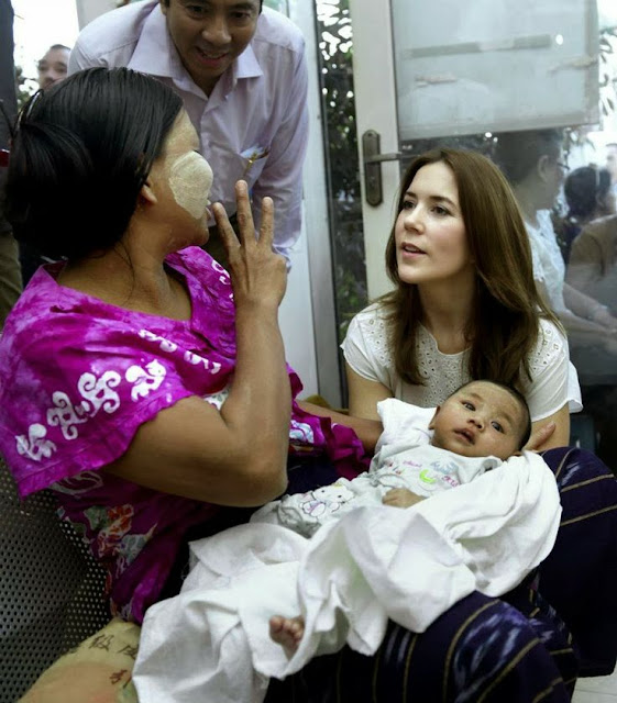 Crown Princess Mary Visit Myanmar - Day 1