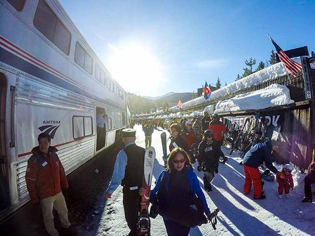 AMTRAK'S WINTER PARK EXPRESS SKI TRAIN - Lovely Colorado, United States