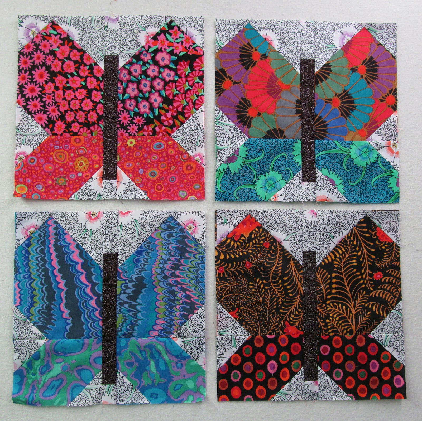 Exuberant Color : 4 butterflies..........