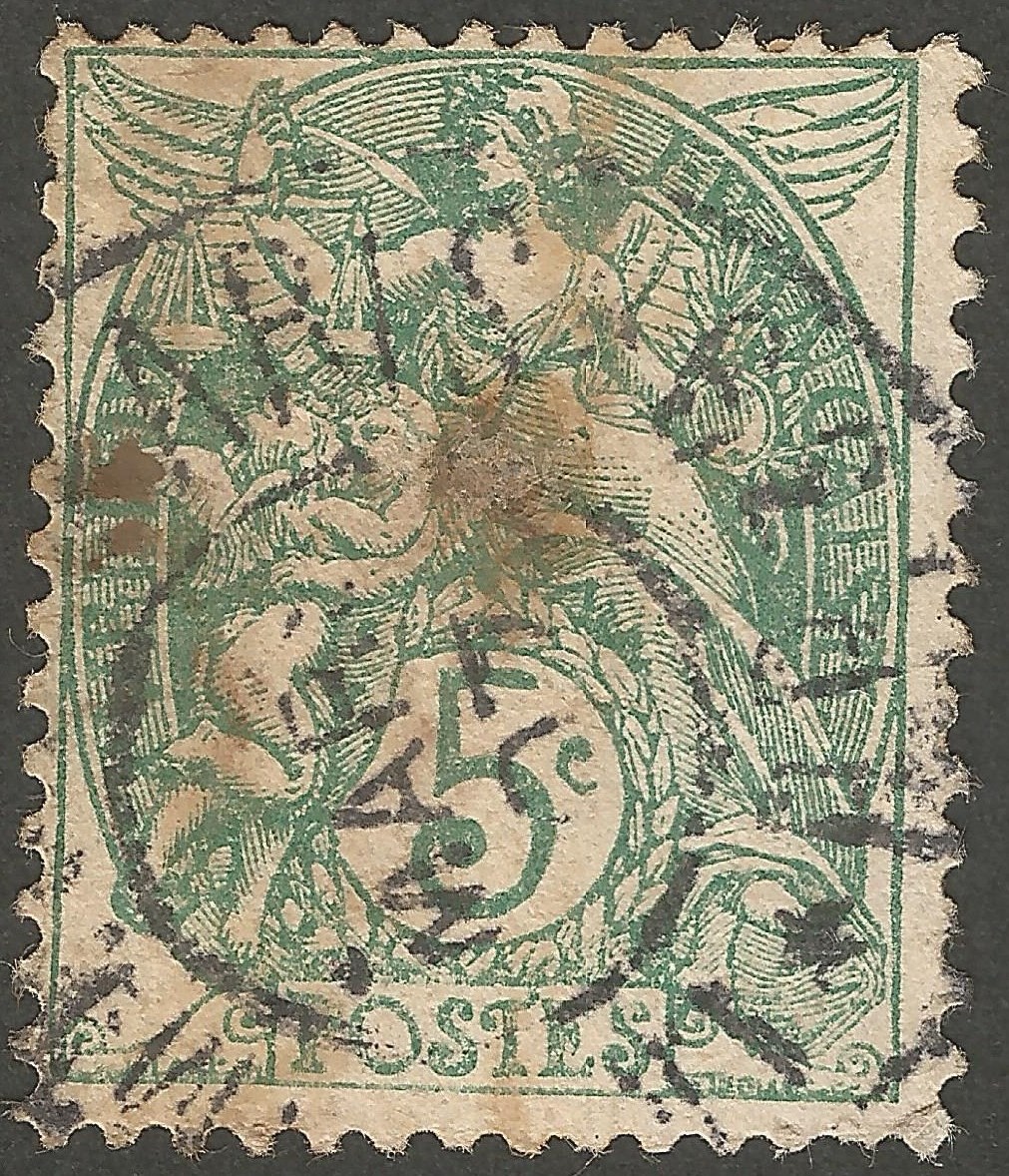 Stamps: Stamp France (1900) Allegorical subjects (Type Blanc) 5c