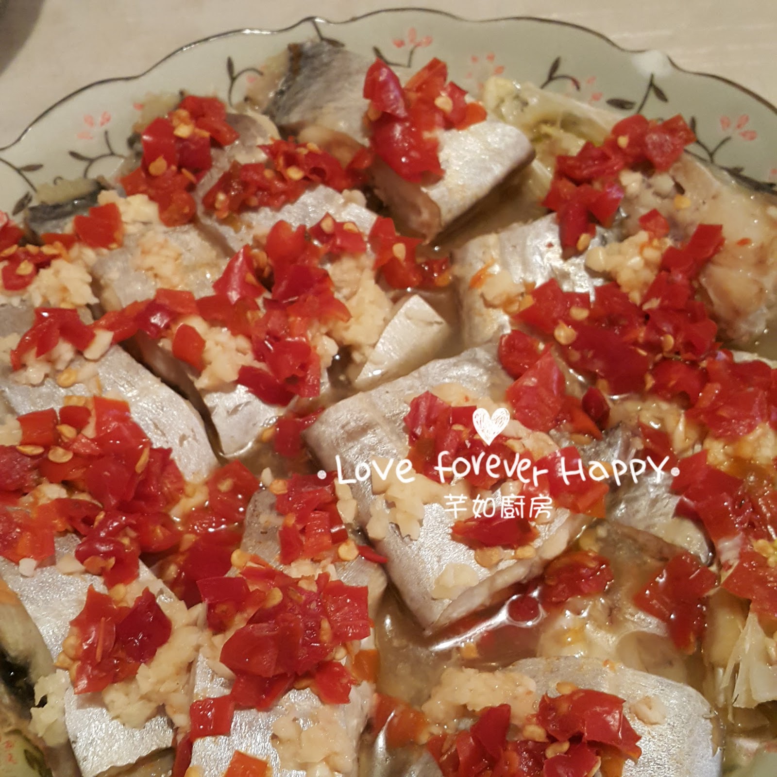 芊如廚房 (Chin Yu Kitchen): 剁椒帶魚 (Chop Bell Pepper Hairtail Fish - DuoJiao ...