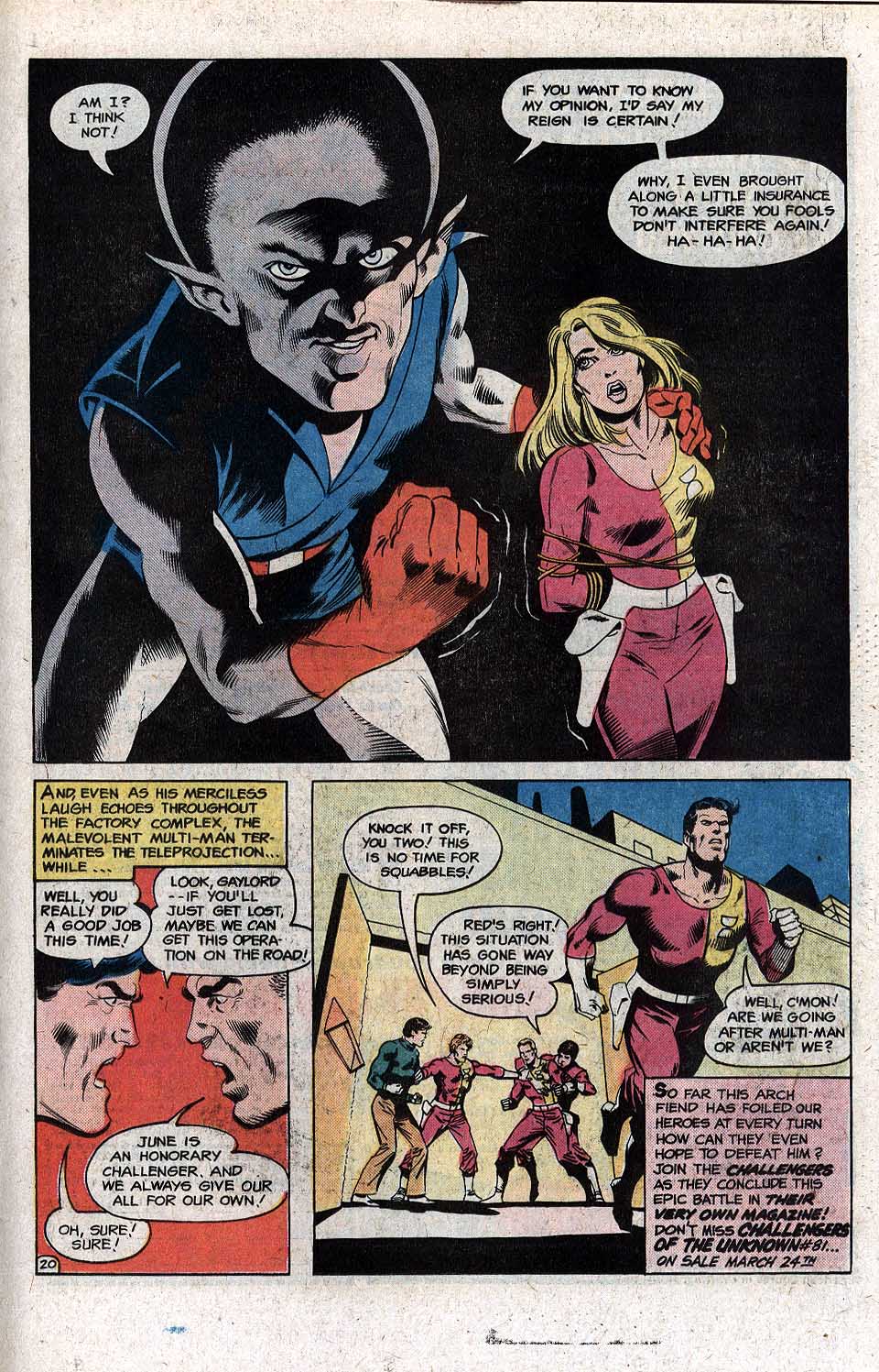 Diversions of the Groovy Kind: Decent Comics: "Multi-Man Rules the ...