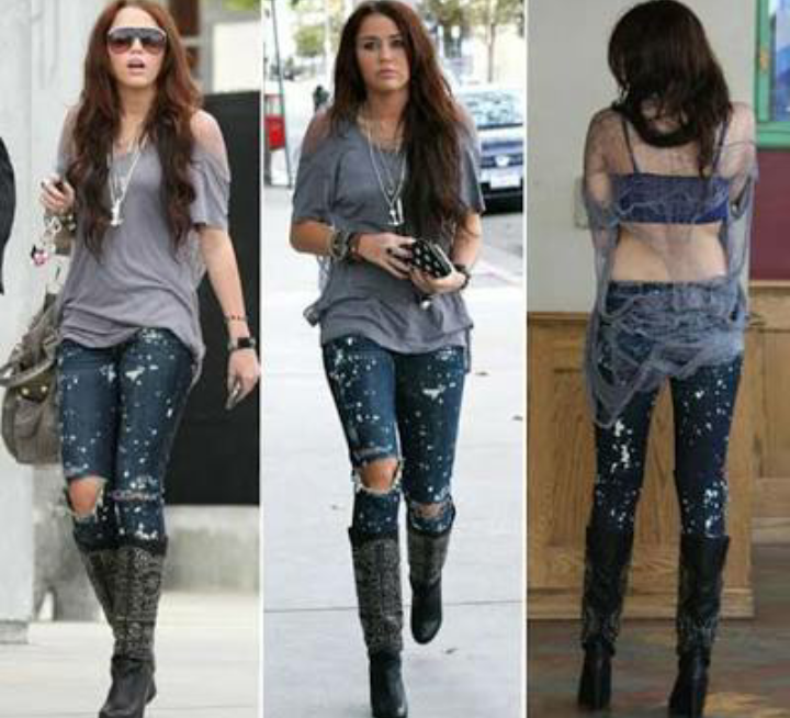 Sugestões Da Debby: Inspiração de Look- Calça Rasgada