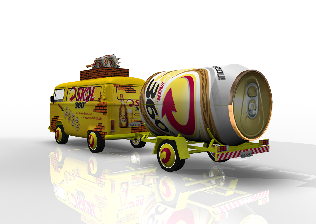 Alexandre Feijó •: Projeto Kombi Skol 360˚ para Agência Ioiô Promo