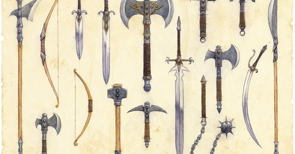 SWORDPLAY - RPG - ESPORTE - CULTURA: Armas, armas e mais armas.