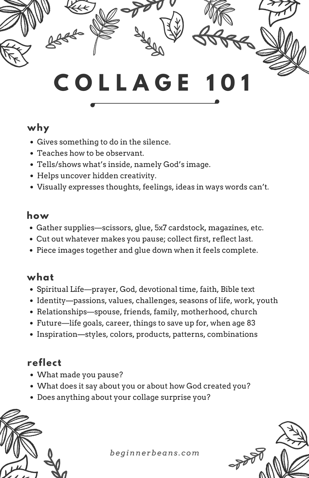 Trina Cress | Grow life.: The Benefits and How-to of Collage Cards