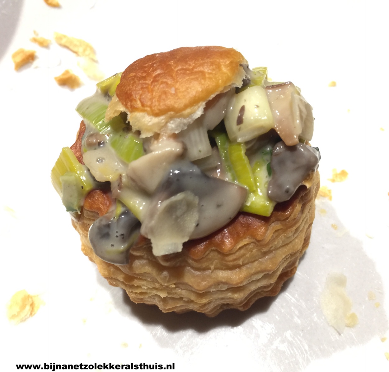 bijna net zo lekker als thuis: Nostalgisch kerstmenu - pasteitje met ...