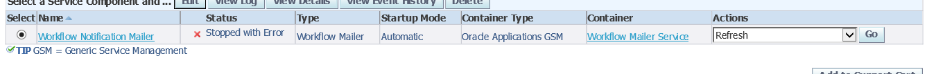 Oracle Application S Blog How To Start Workflow Notification Mailer In R12 Workflow