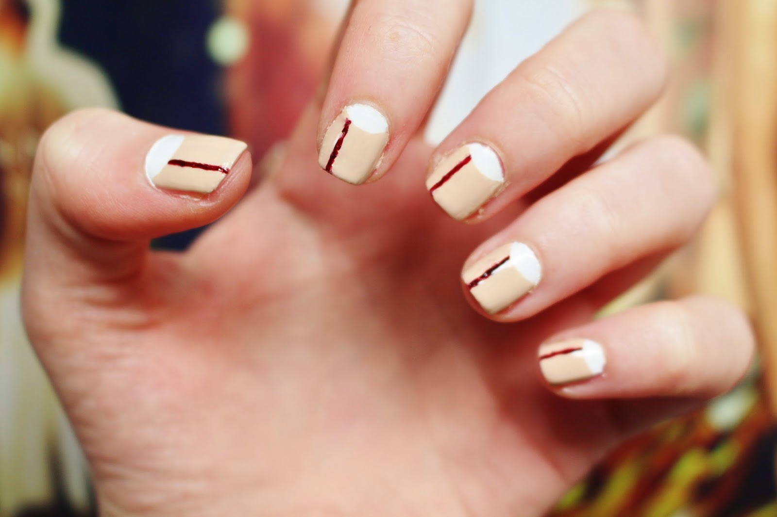 Sunday Nails - Clean, Sharp and Simple | The Lipstick, The Girl And Her ...