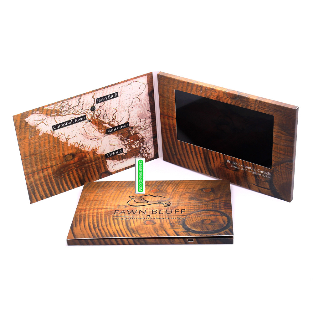 video brochure card & video greeting card: 7 inch video brochure video ...