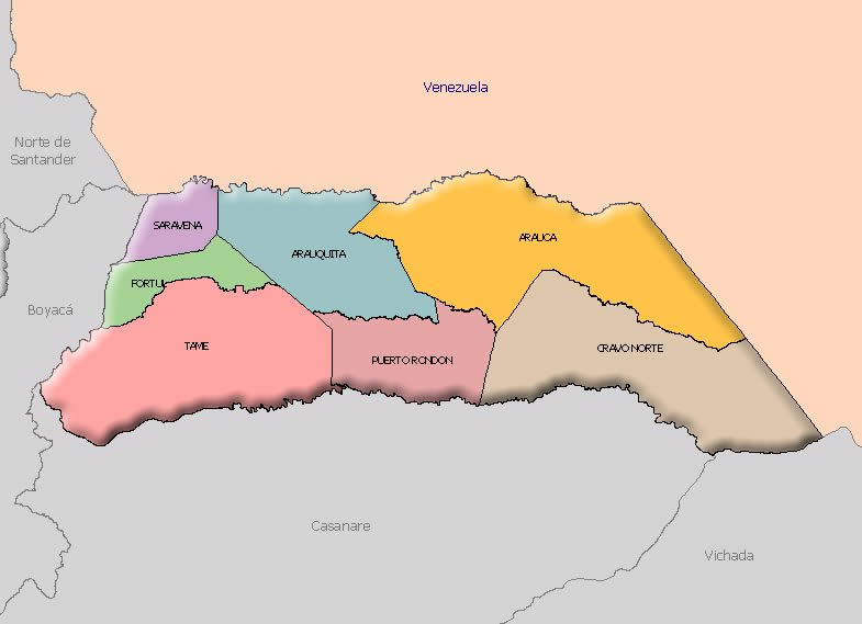 ARAUCA LLANO Y FOLCLOR: DEPARTAMENTO DE ARAUCA, GENERALIDADES