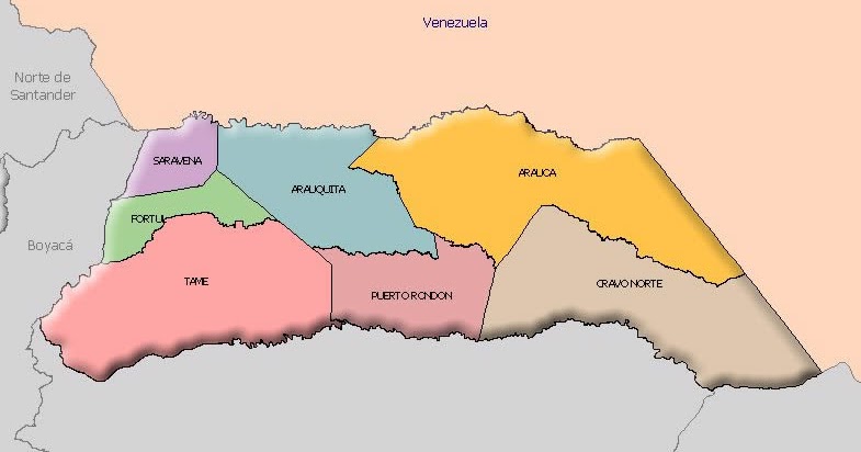 ARAUCA LLANO Y FOLCLOR: DEPARTAMENTO DE ARAUCA, GENERALIDADES