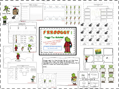 First Grade Fanatic!: Frrrooggyy!!! Froggy Fun Activities: ELA/Math ...