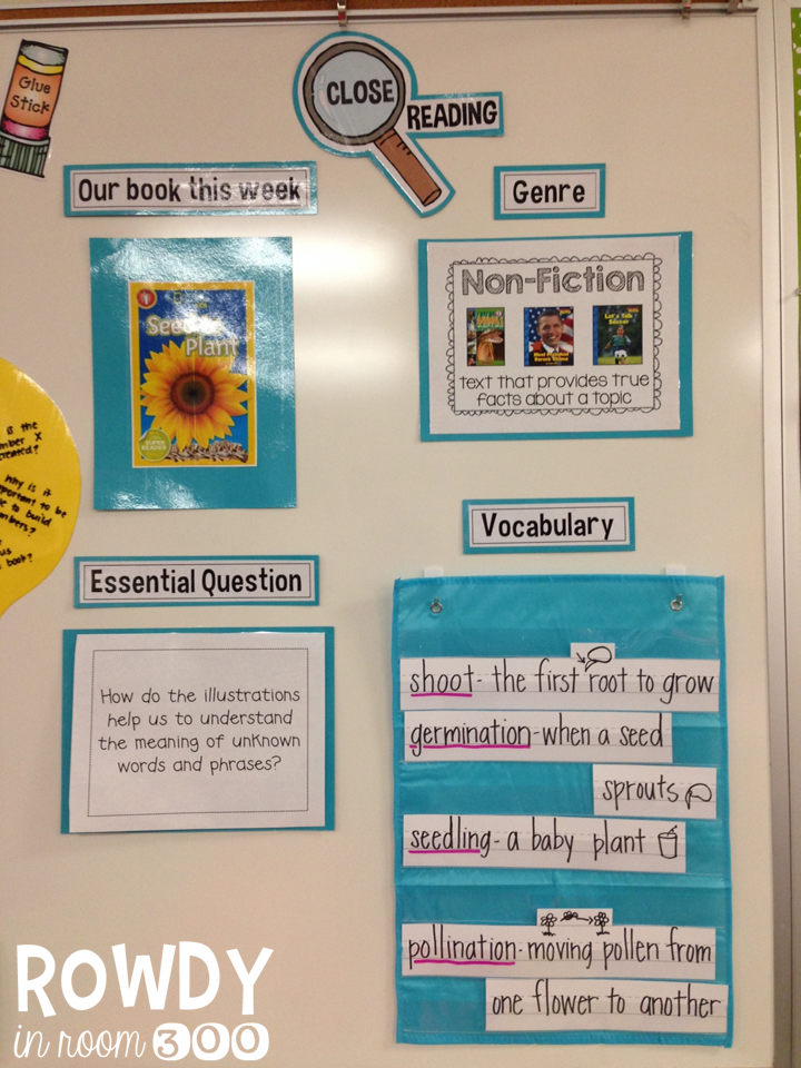 Pocket Charts on a Focus Wall - Owl-ways Be Inspired