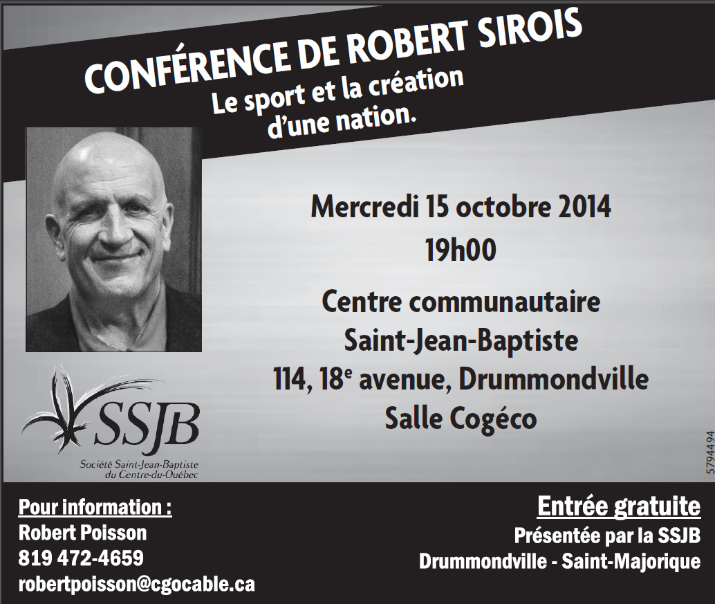 Identité sportive Québécoise: 2015