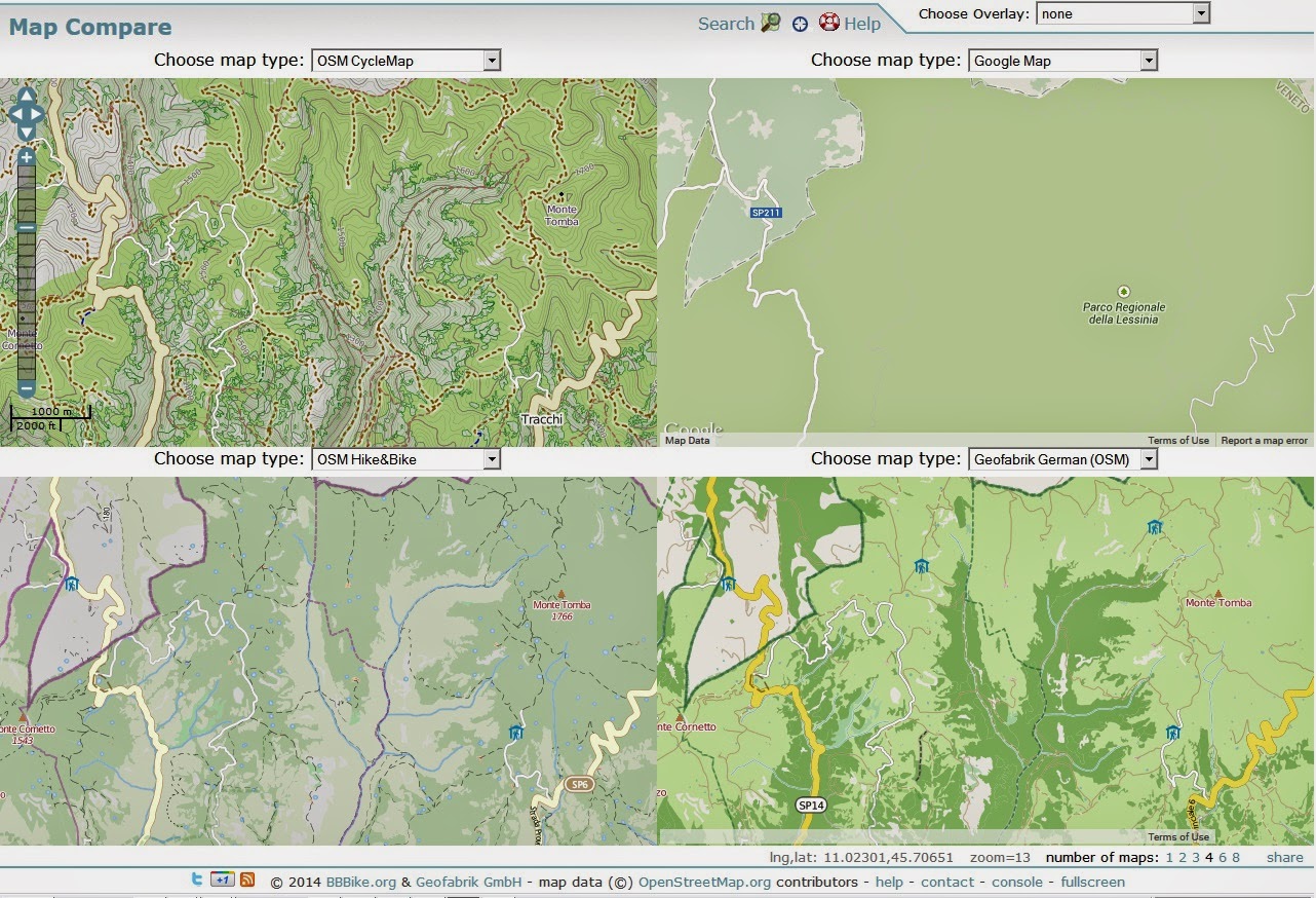 BBBike.org: mappe Garmin da OSM - LessiniaGPS