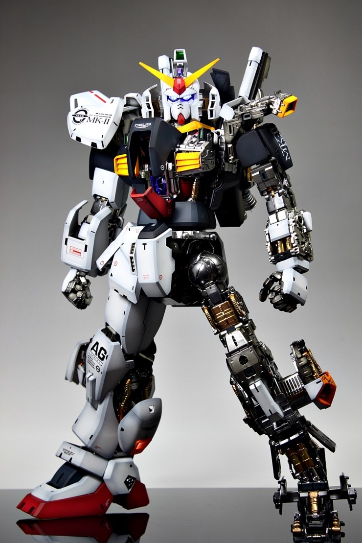 GUNDAM GUY: PG 1/60 RX-178 Gundam Mk-II - Painted Build