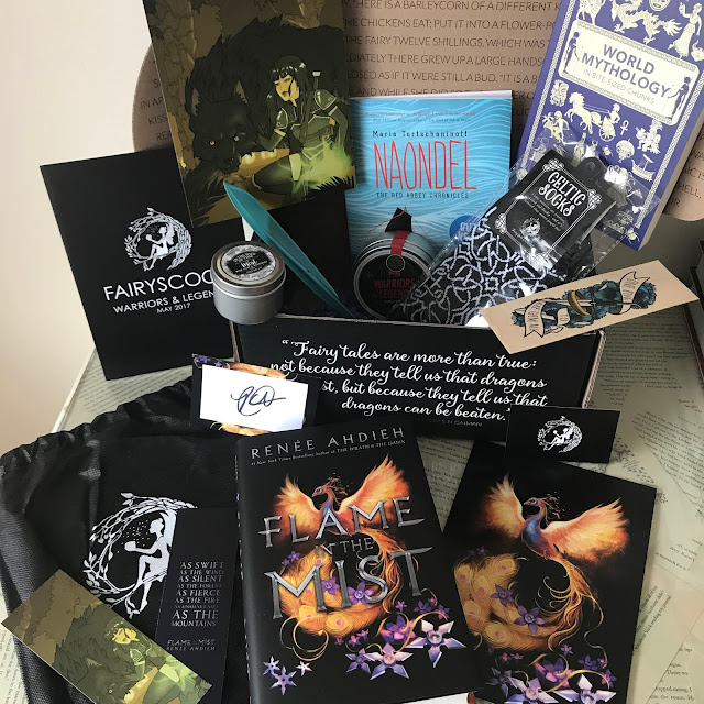 Feeling Fictional: FairyLoot Unboxing - May 2017 "Warriors and Legends"