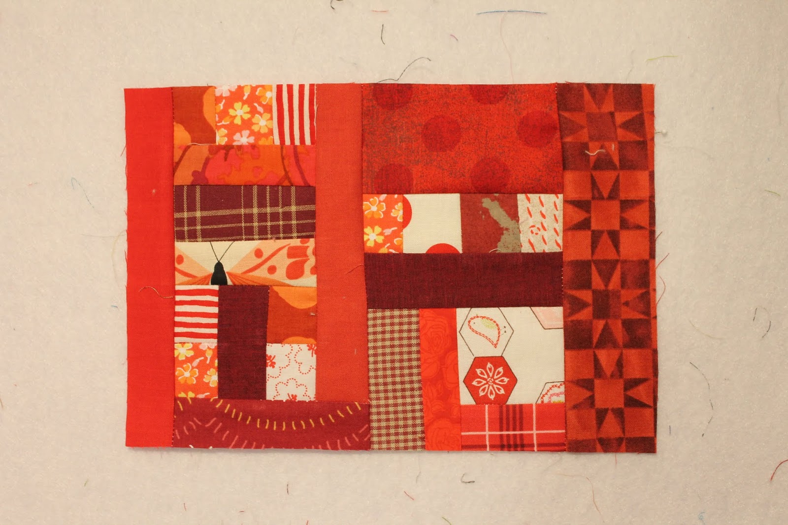 Quilting is more fun than Housework...: Oh Scrap! : Slab Blocks