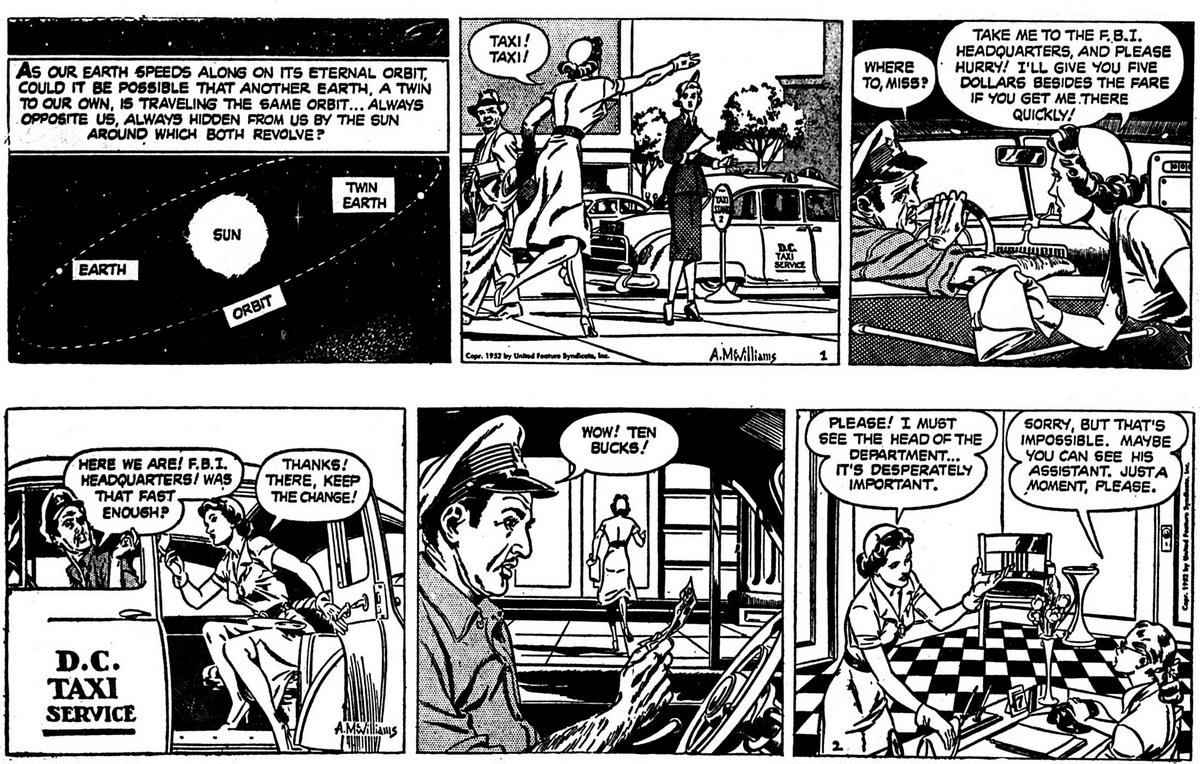 Hairy Green Eyeball 3: TWIN EARTHS — Science fiction comic strip ...