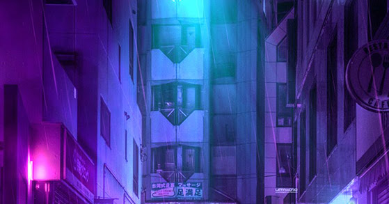 Neon Purple Wallpaper Engine