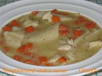 Simplement entre nous: Ragoût de poulet et pâtes à l’ancienne