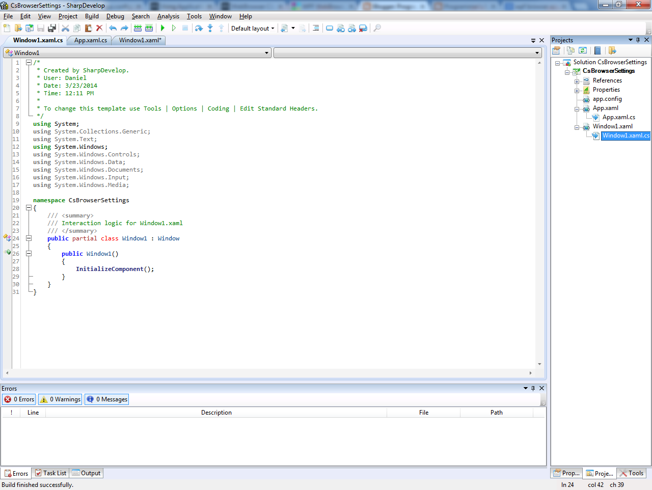 Programmer S Ranch C Appsettings Saving User Preferences In A Wpf Browser Application