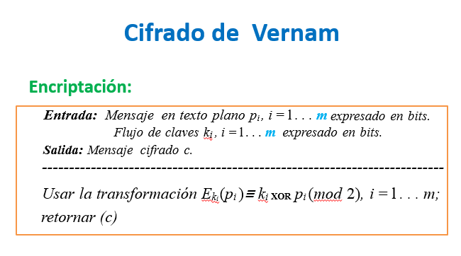 CIFRADO DE VERNAM - Making Code