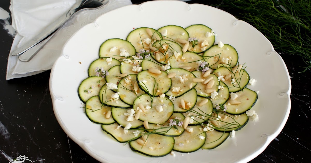 Carpaccio de Curgete {Courgette Carpaccio} | Intrusa na Cozinha
