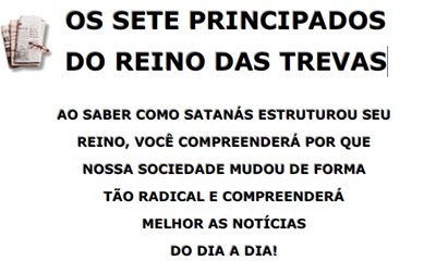OS SETE PRINCIPADOS DO REINO DAS TREVAS – REVELANDO VERDADES OCULTAS