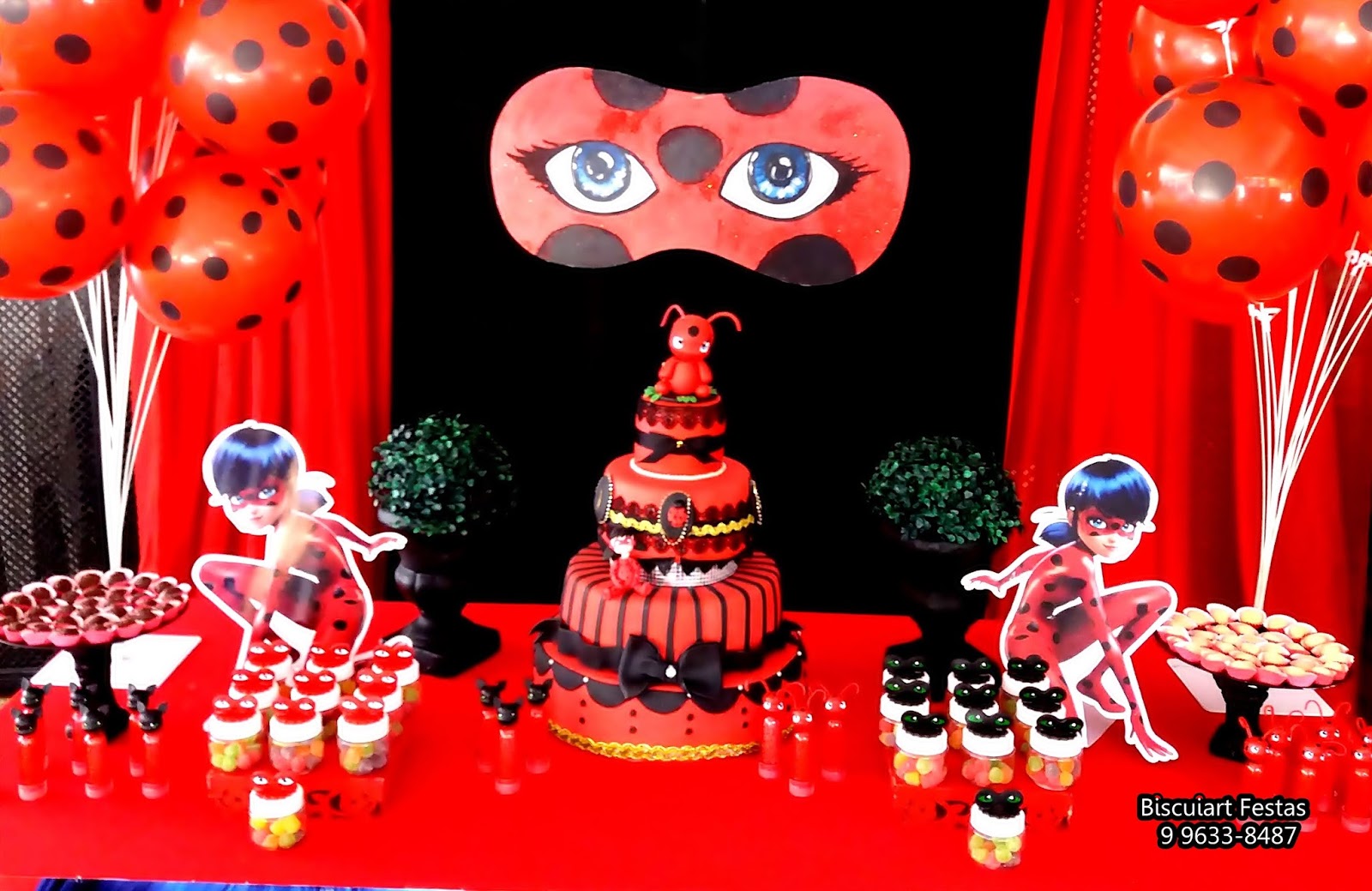 Biscuiart Festas: FESTA Ladybug, DECORAÇÃO Ladybug, Mimos LadyBug
