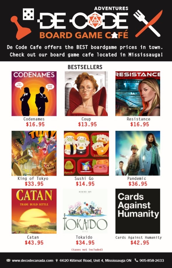 Heather Agoncillo: Board Game Cafe Ads