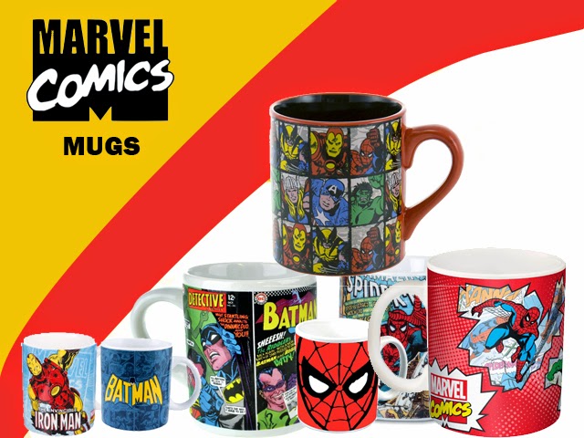 Marvel comics mugs - cover page design