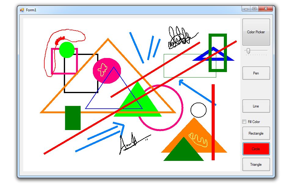 Develop Paint Application using basic Windows Form and C# Graphics ...