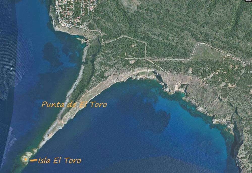 Mallorca es así también: Punta de El Toro - rodeada de azules