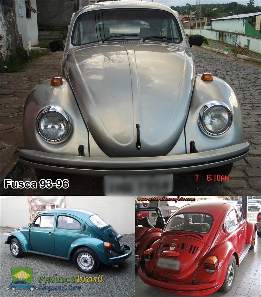 VW Fusca Brasil: Características VWs - Fotos