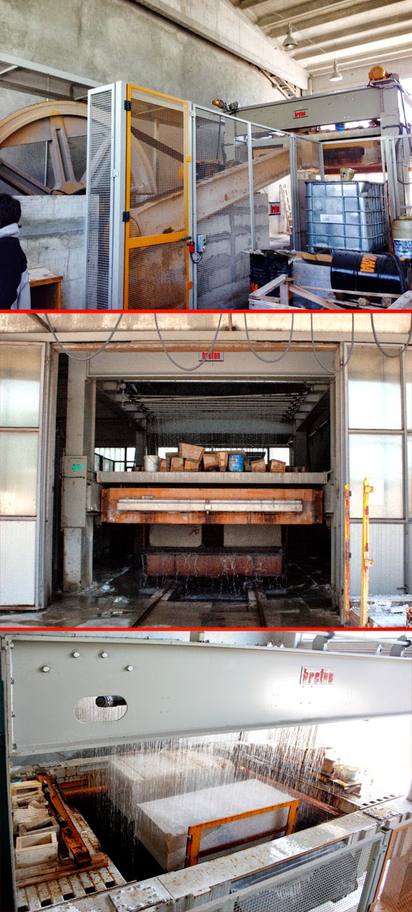 Used machines Breton for polishing and cutting marble and granite ...