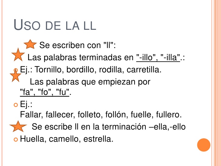 Comunicando: La "ll" y la "y"