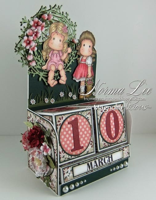 From My Craft Room: Perpetual Calendar Blocks - Magnolia-licious Blog Hop
