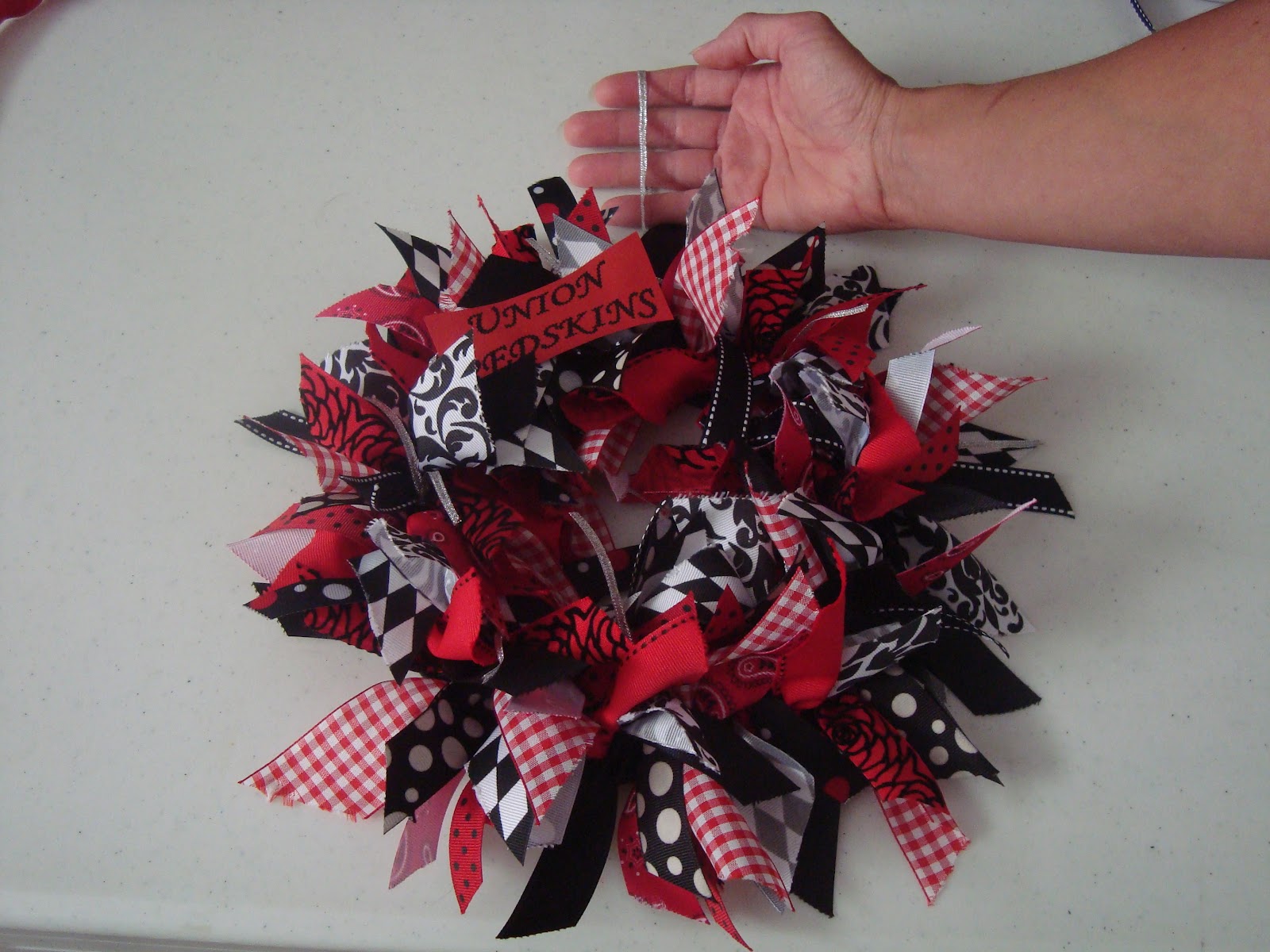 School Spirit Ribbon Wreath