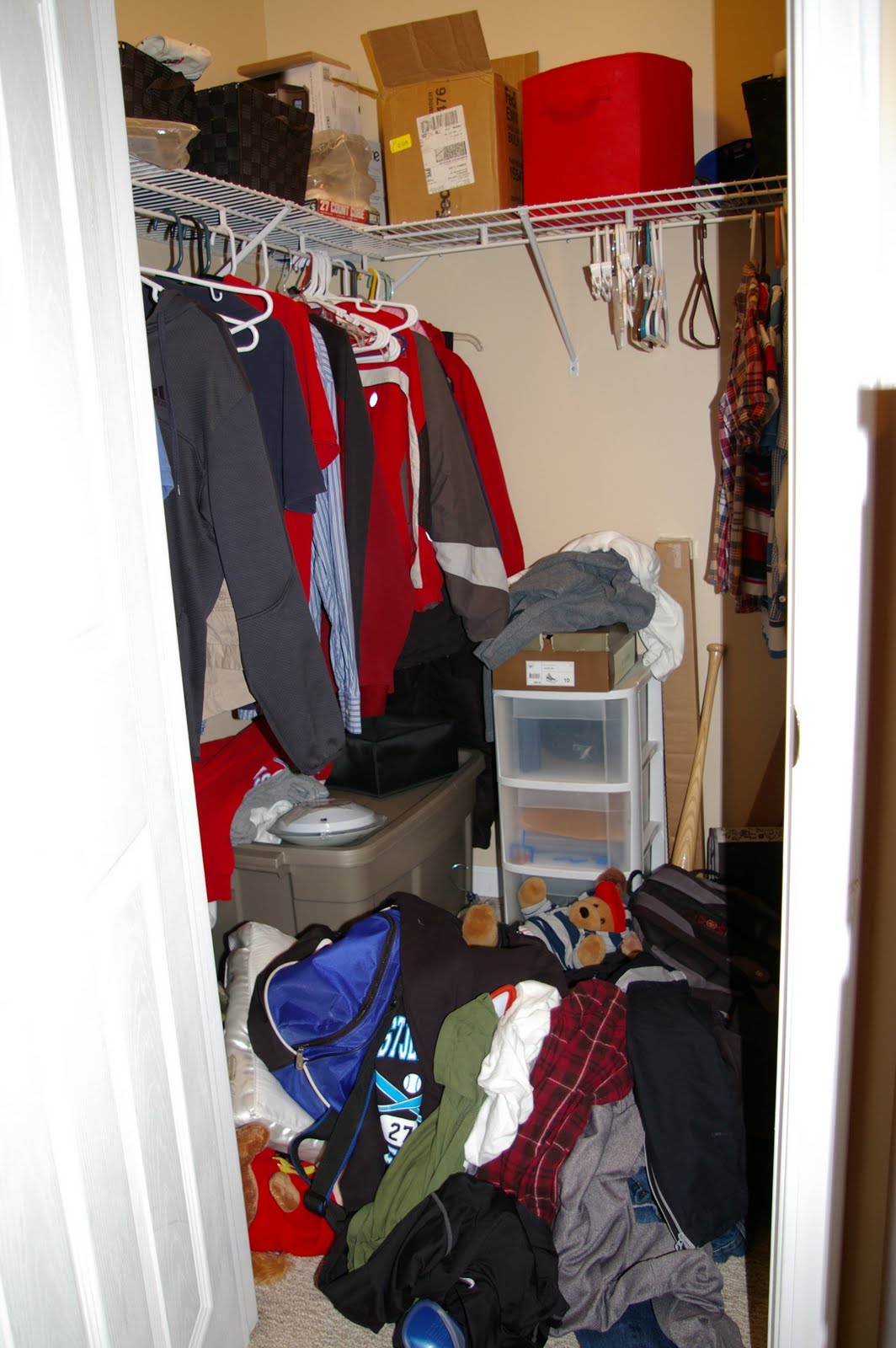 Living Thru Faith: The Boy's Closet & Great News!