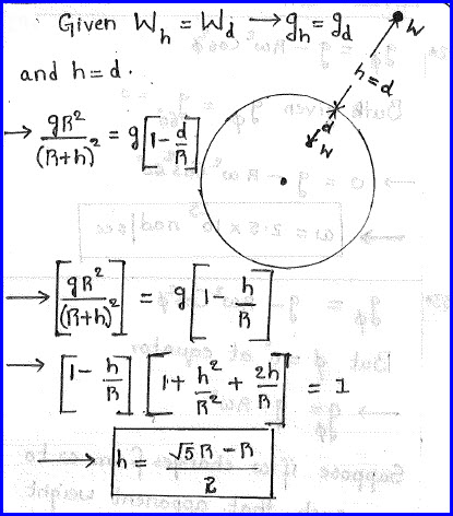 Gravitation Problems with Solutions Three | IIT JEE and NEET Physics