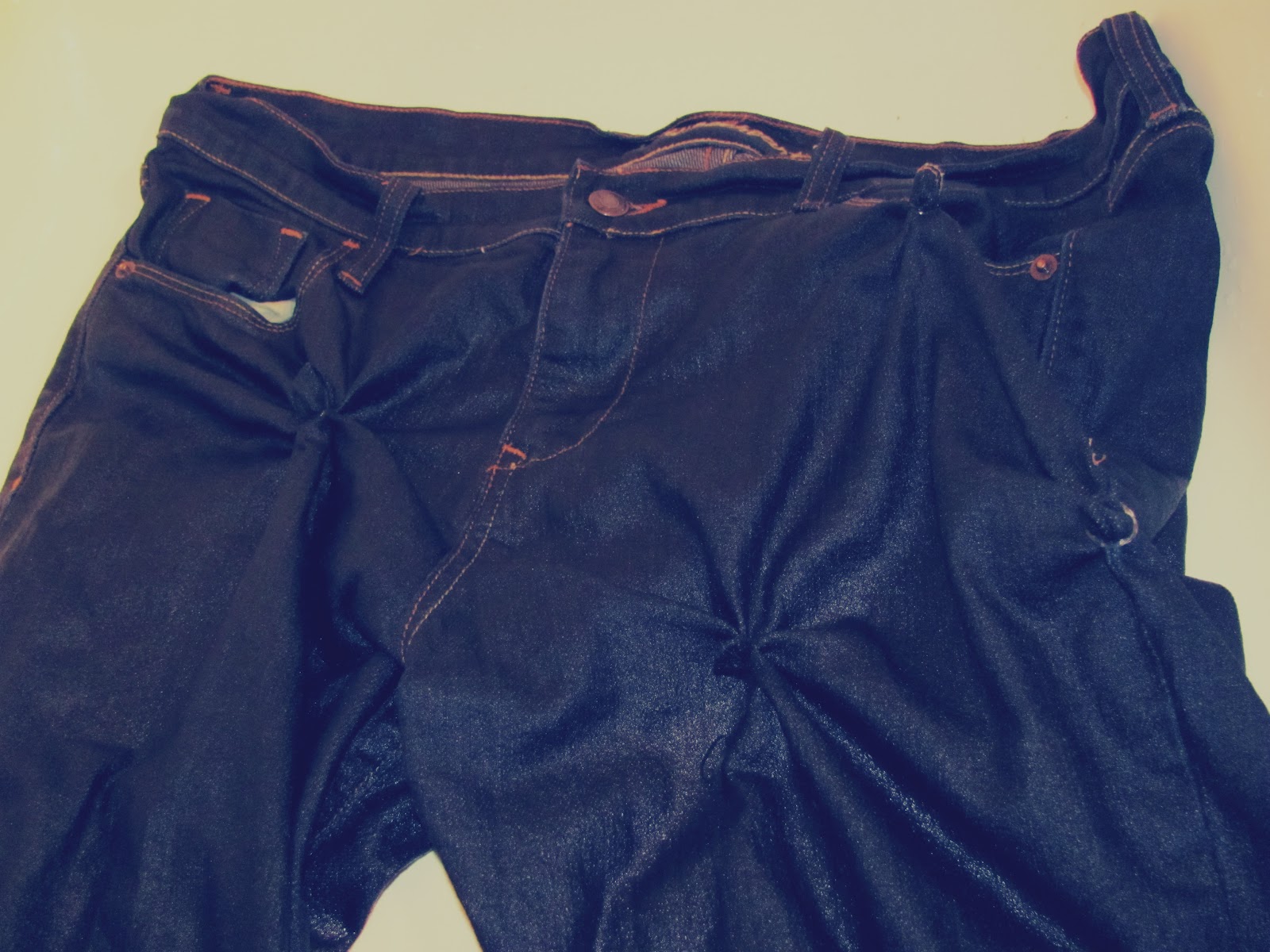 Prim and Propah: Bleached Denim, a DIY