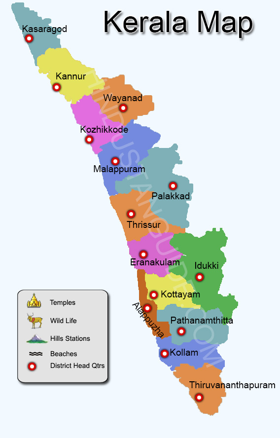 Pics pitara: Download Kerala map image free