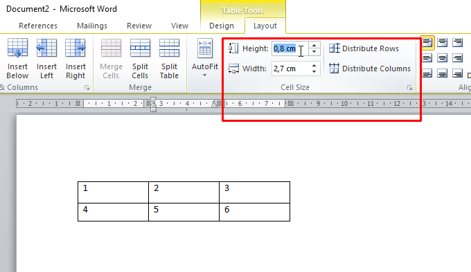 Chỉnh Kích Thước Cột Hàng Bảng Trong Word Full 4 Jvinhblog